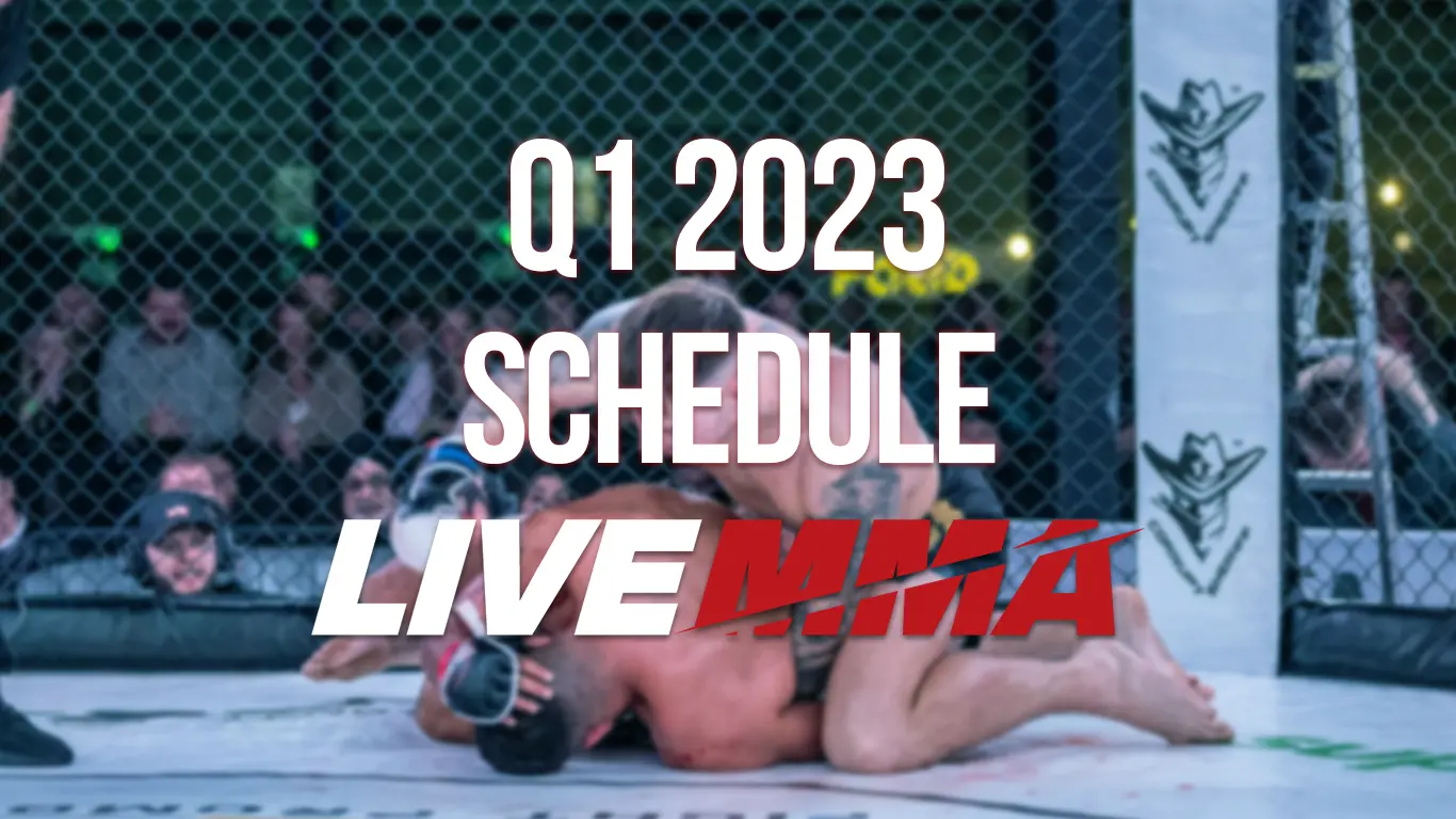 LIVEMMA Schedule for February and March - Live MMA